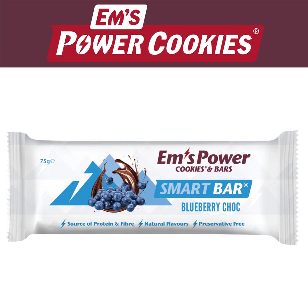 Ems Power Smart Bar Blueberry Choc Bar 75g – Melbourne Bicycles